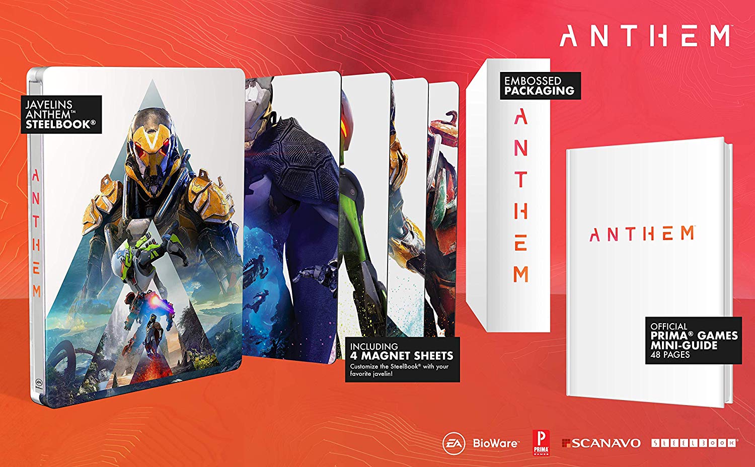 Anthem mini poradnik + Steelbook - Kolekcjonerki
