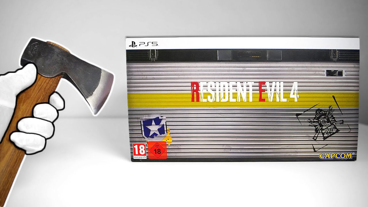 Kolekcjonerka Resident Evil 4 Remake na unboxingu - Kolekcjonerki