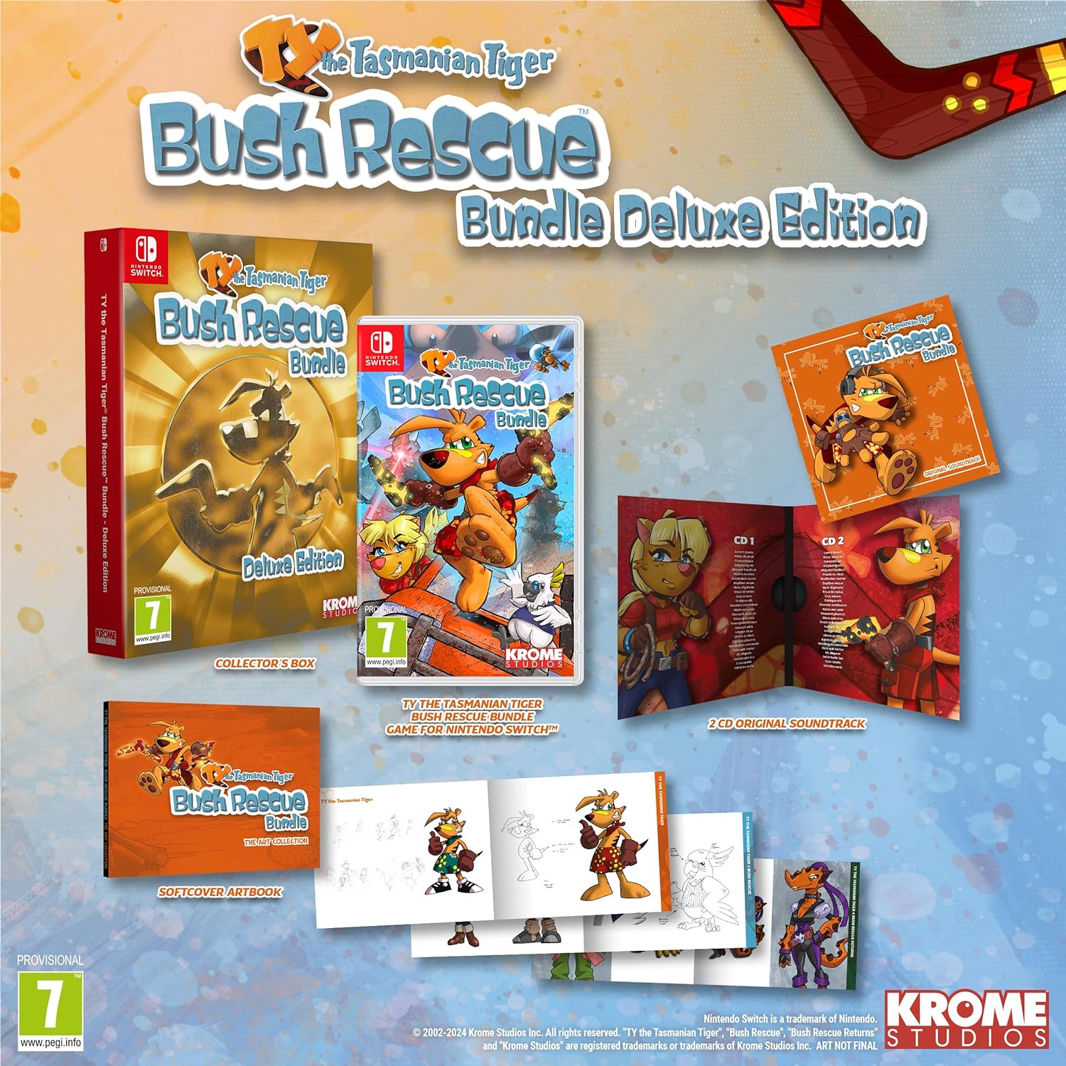 TY the Tasmanian Tiger Bush Rescue Bundle Deluxe - Kolekcjonerki