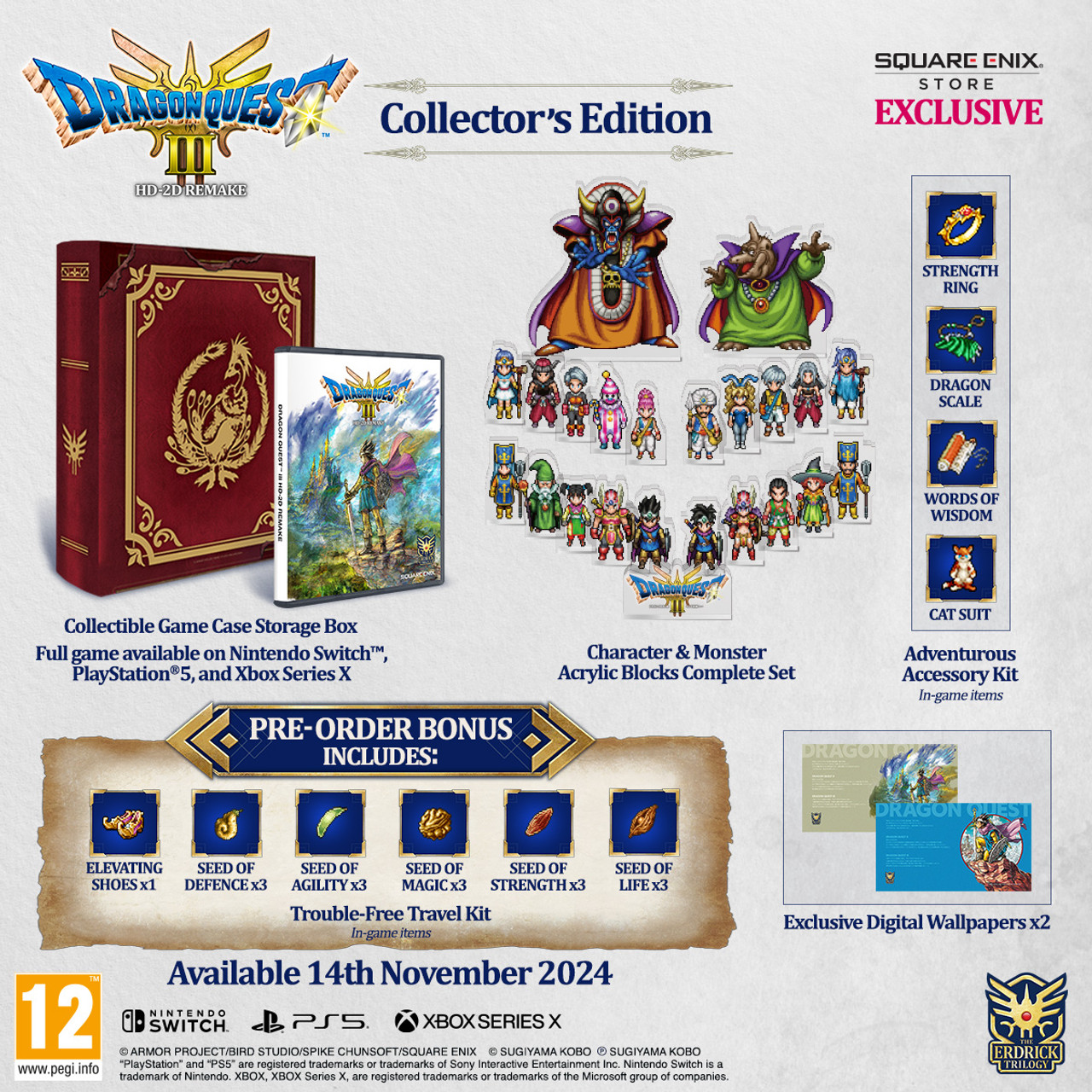 Dragon Quest III HD2D Remake Collector's Edition - Kolekcjonerki