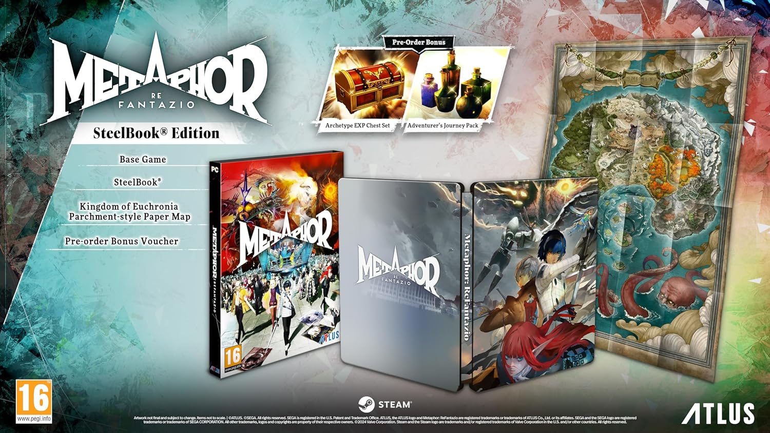 Metaphor: ReFantazio Steelbook Edition - Kolekcjonerki