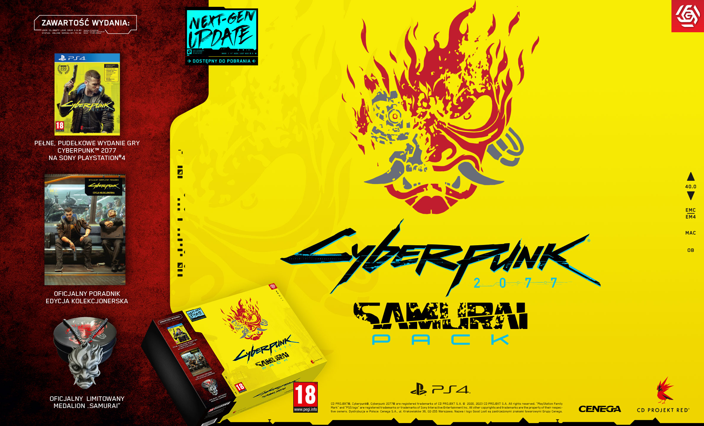 Cyberpunk 2077 Samurai Good Loot Pack - Kolekcjonerki